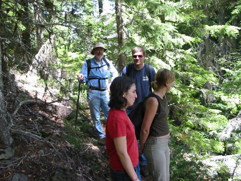 Looking at the waterfall