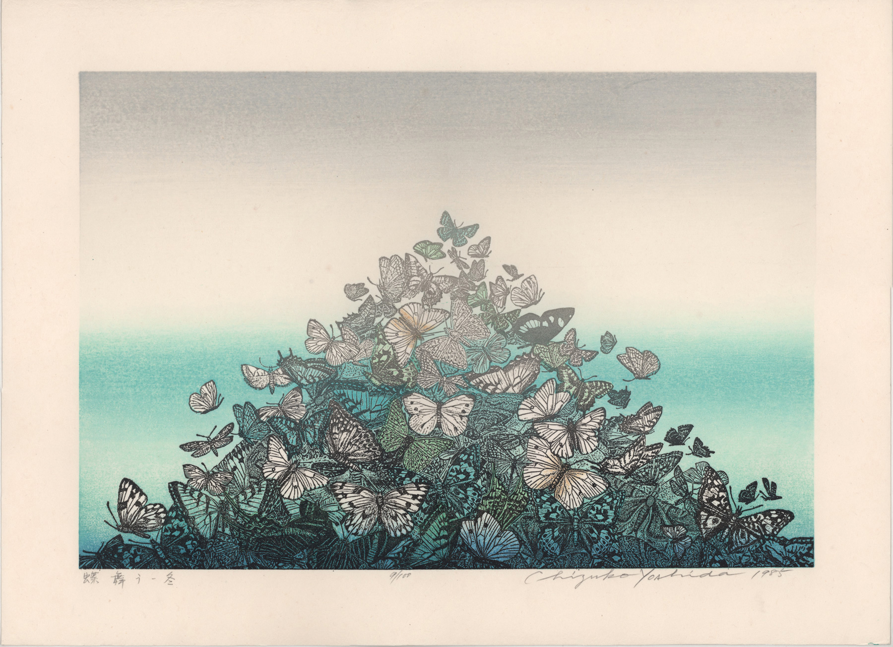 Butterly Dance - Winter - The Lavenberg Collection of Japanese Prints