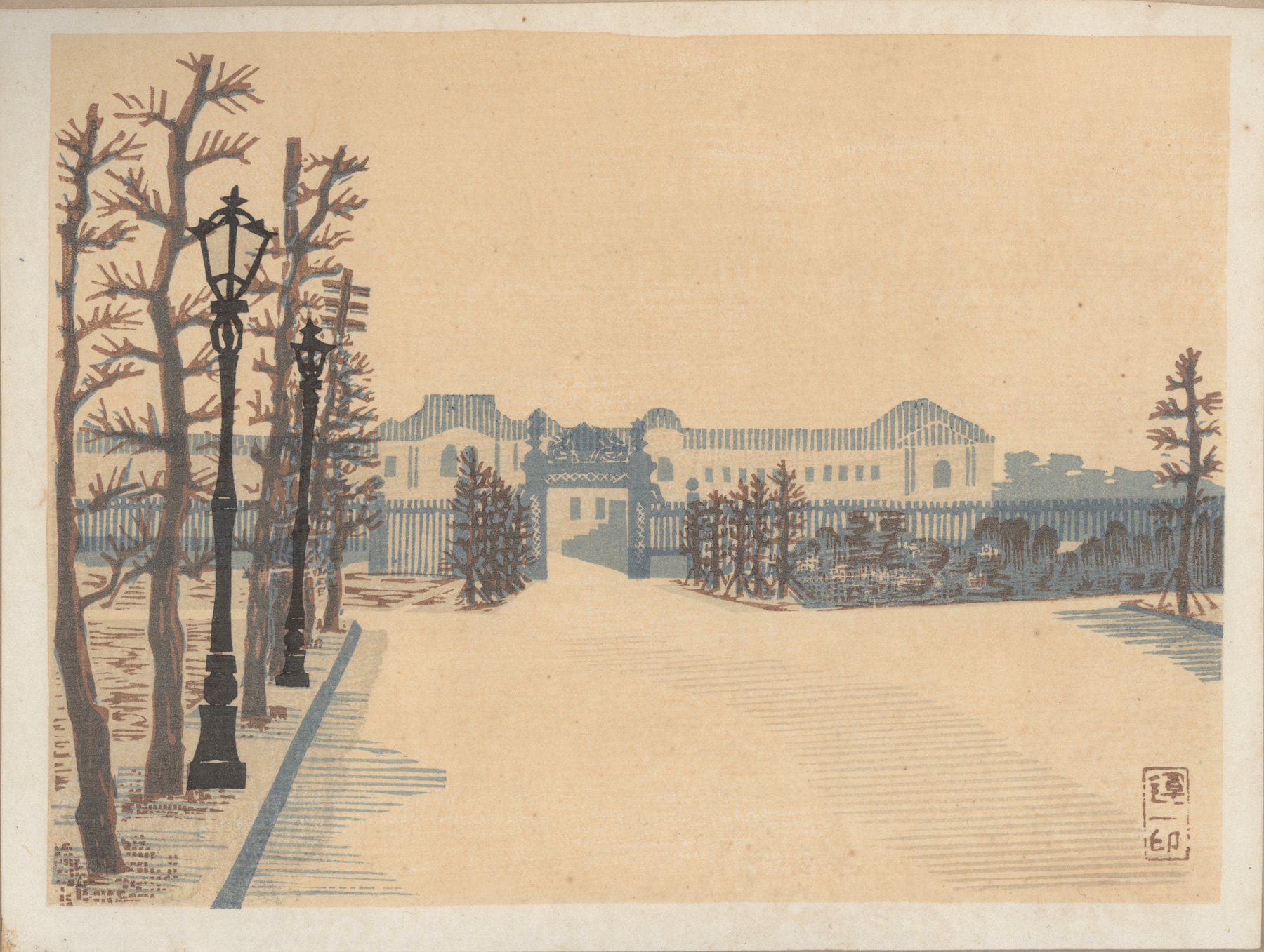 Akasaka Palace from the series Scenes of Last Tokyo - The Lavenberg ...