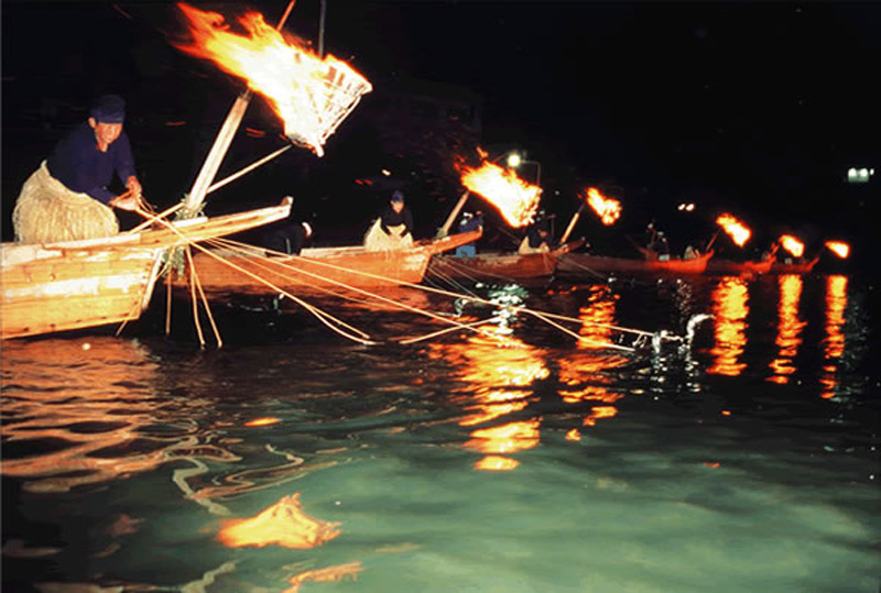 Cormorant Fishing on the Nagara River in Gifu Prefecture Scene 2 - The ...