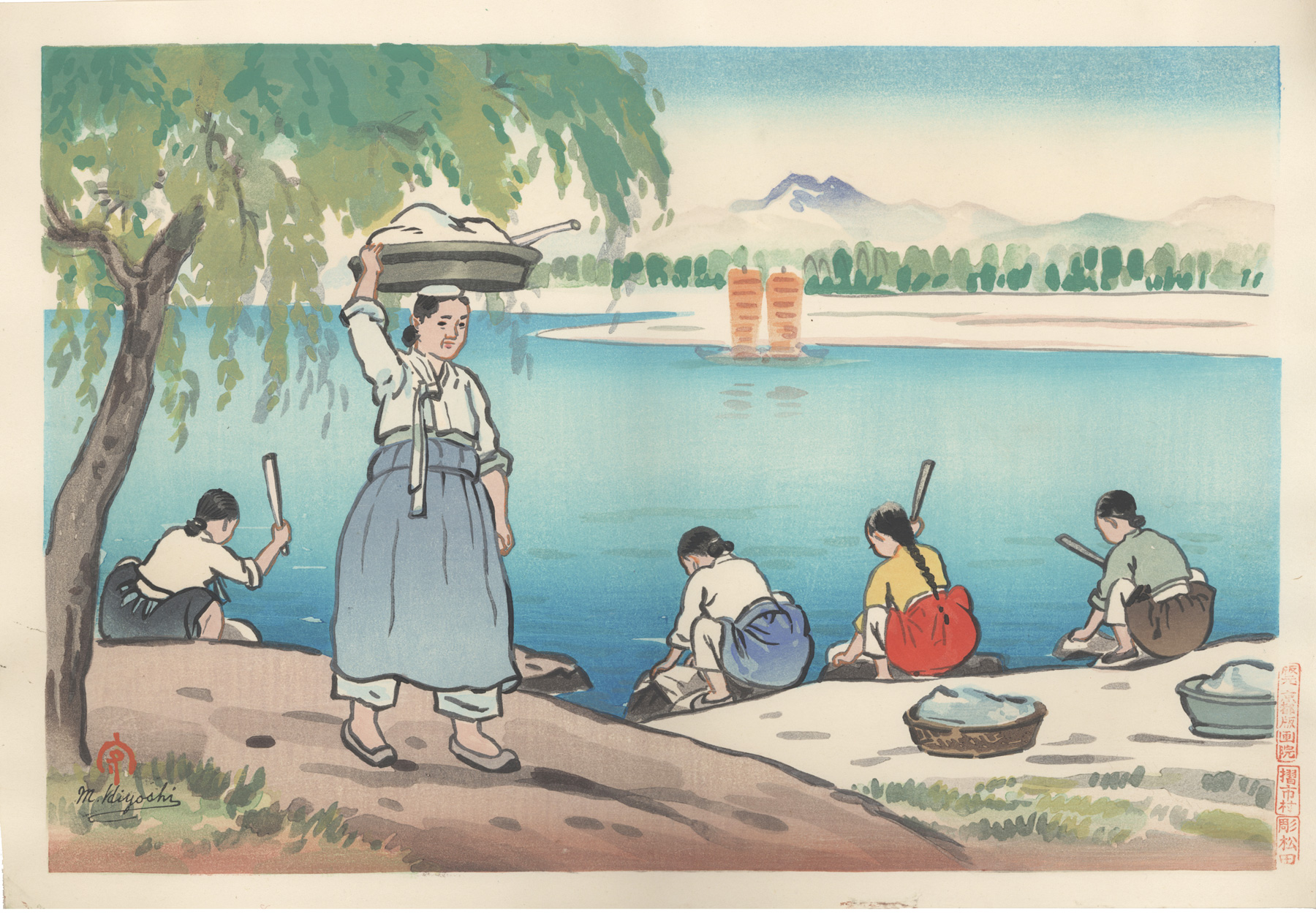 Washing Clothes from the series Korean Life - The Lavenberg Collection ...