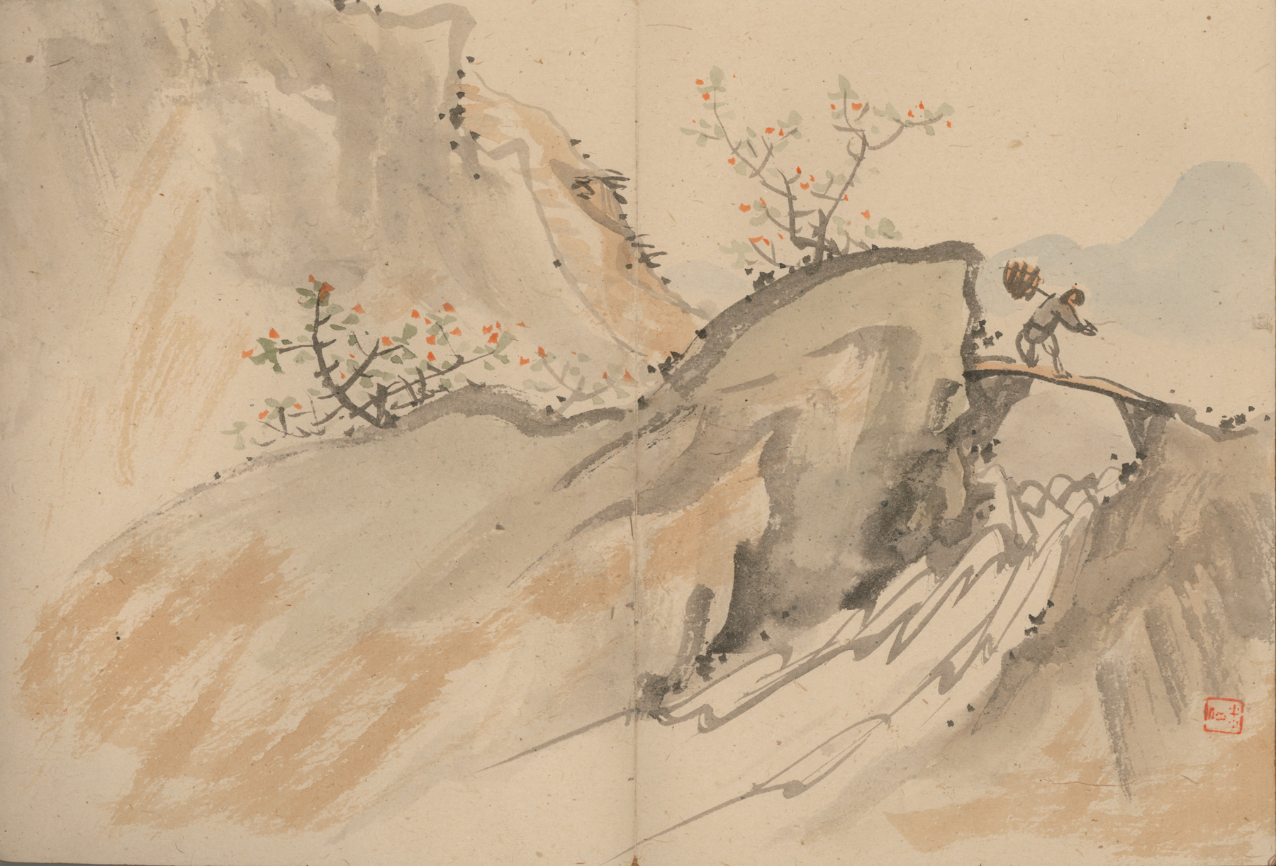 Beisen Sansui Gachō (Album of Fourteen Landscapes) - The Lavenberg ...