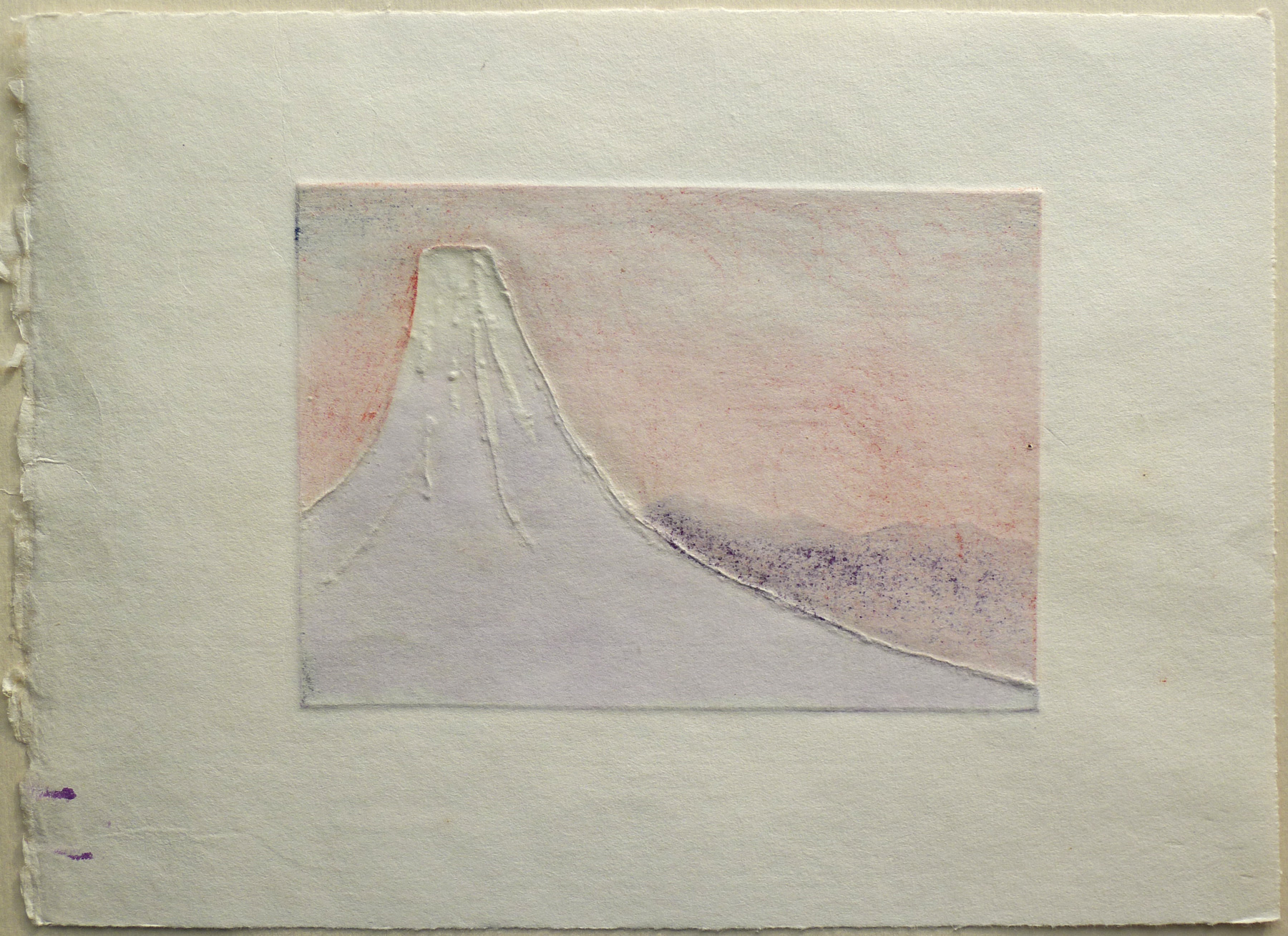 Backlit Fuji 逆光富士 - The Lavenberg Collection of Japanese Prints