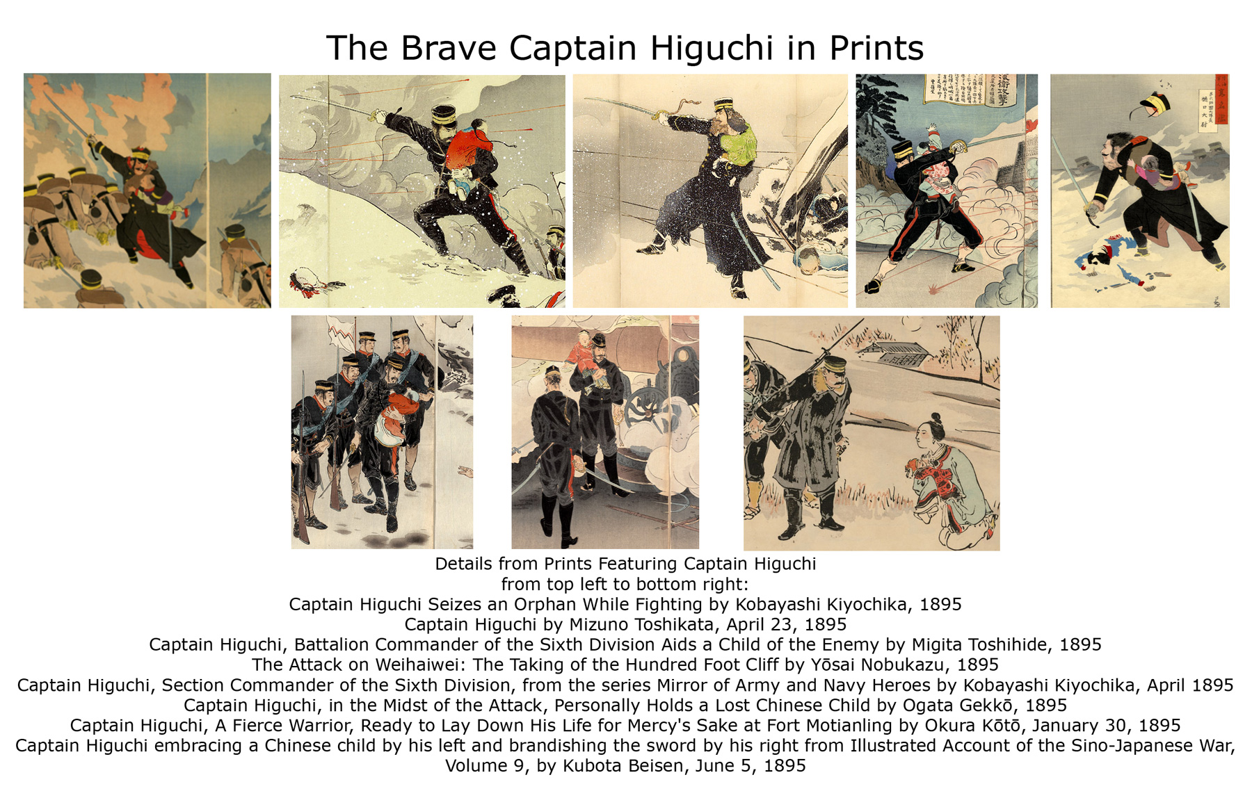 Captain Higuchi, in the Midst of the Attack, Personally Holds a Lost ...