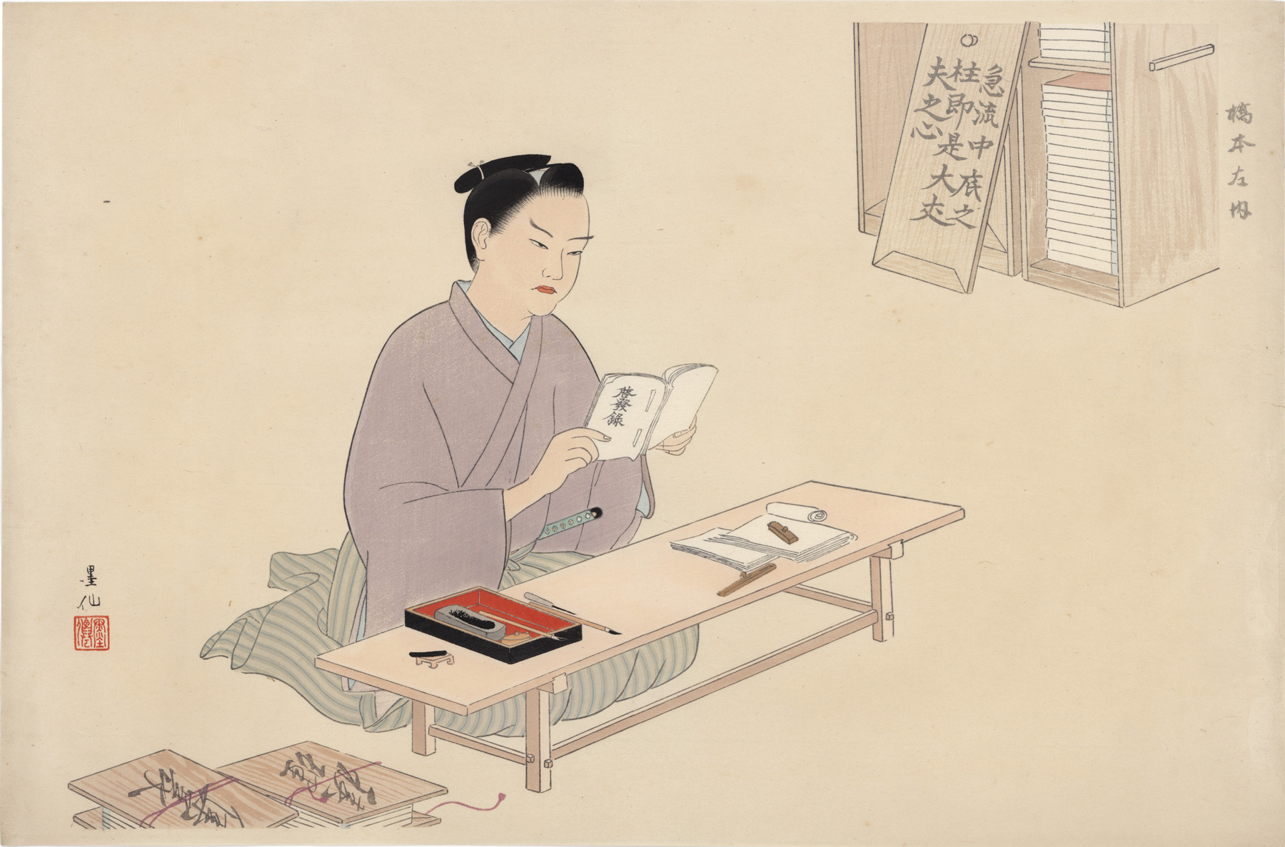 Hashimoto Sanai from the series Thirty Great Loyalists of Early Modern ...