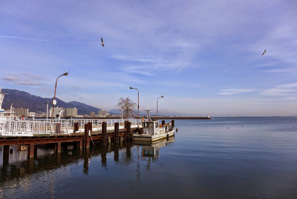 Evening View of Hamaōtsu from the series New Eight Views of Ōmi - The ...